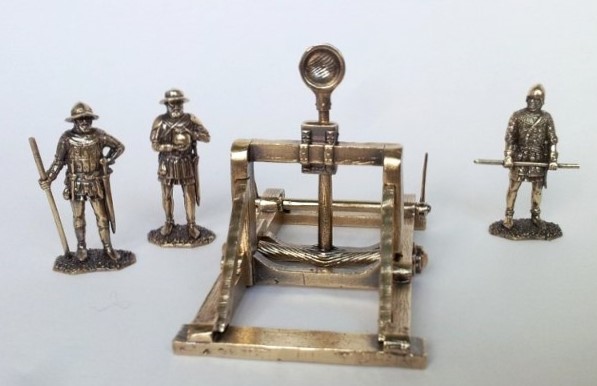 24. Katapult / Medieval catapult :: Metalfigures